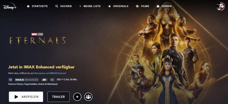 Disney+ in 4K streamen - Bildqualität für Filme und Serien